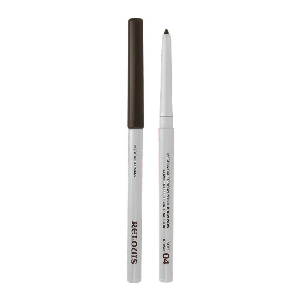 Карандаш для бровей RELOUIS BROW WOW механический тон 04 Soft brown
