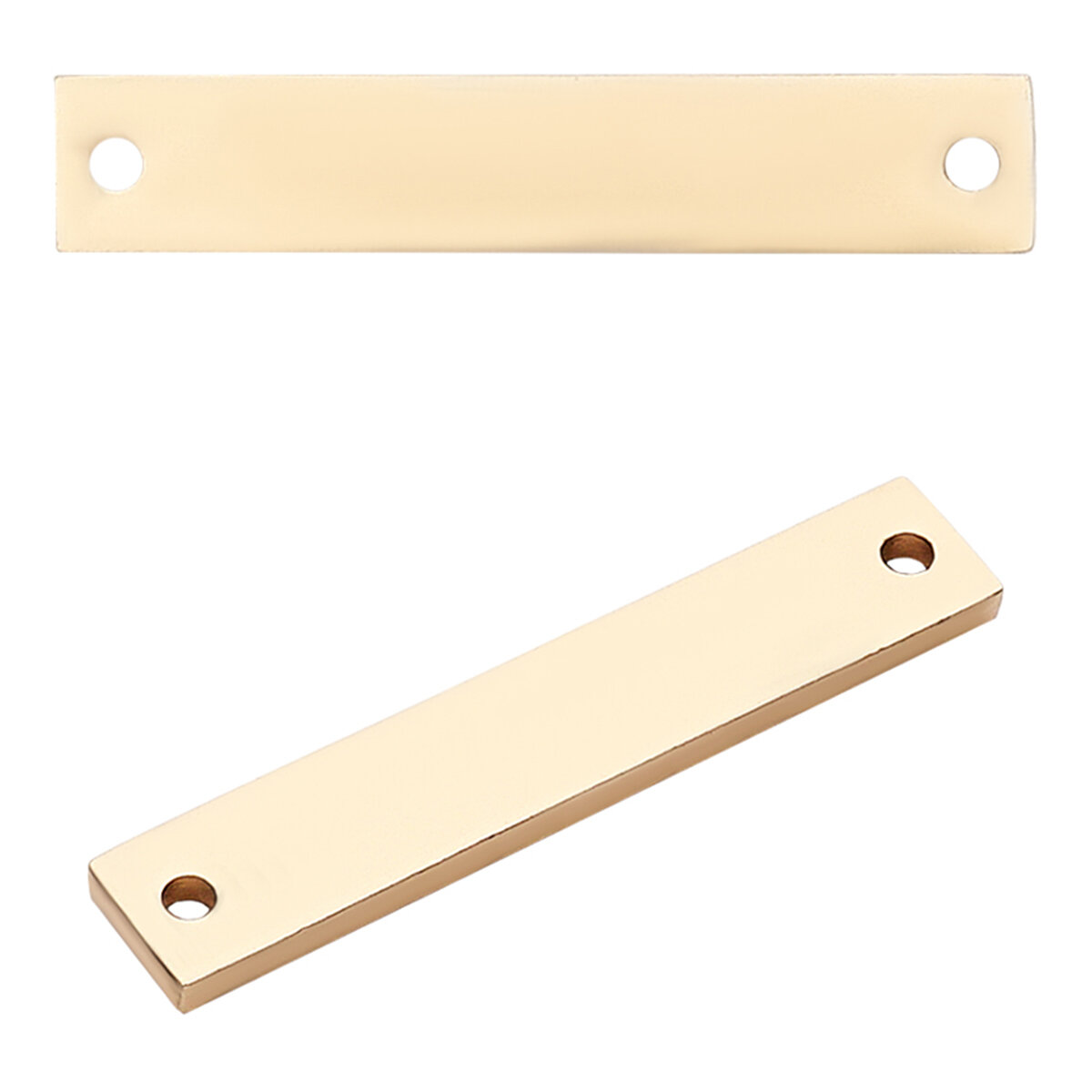 Бирка для рукоделия пришивная, 25 мм, 12 шт, металлическая, золото, Айрис