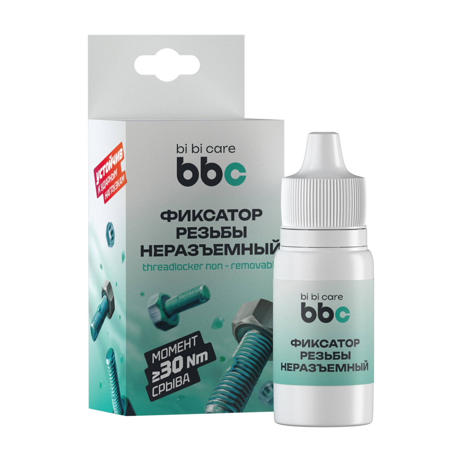 Bi bi care Фиксатор резьбы неразъемный, 6 мл