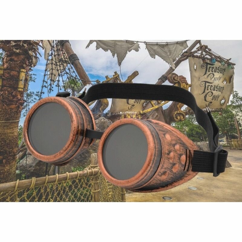 Карнавальные очки "Стимпанк Летчик" гогглы