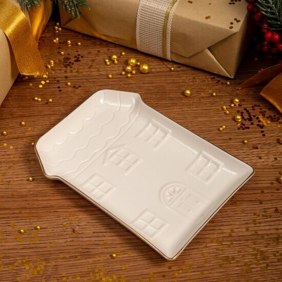 Блюдо Lefard сервировочное "домик", 19*14,5*1,8 см