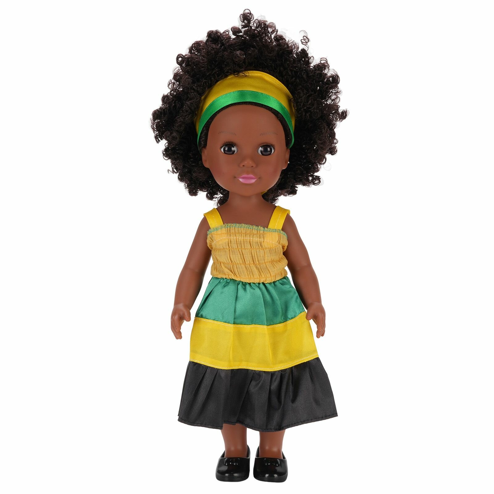 14-дюймовая африканская кукла, инновационная сменная одежда, игрушка