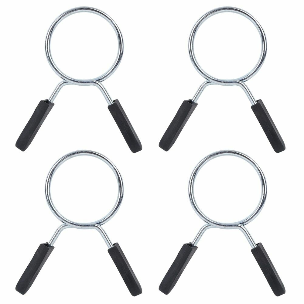 Шт, пружинный зажим для гантелей, тяжелая атлетика, силовые тренировки, фиксатор, зажим для штанги, воротник для штанги, замок диаметром 50 мм