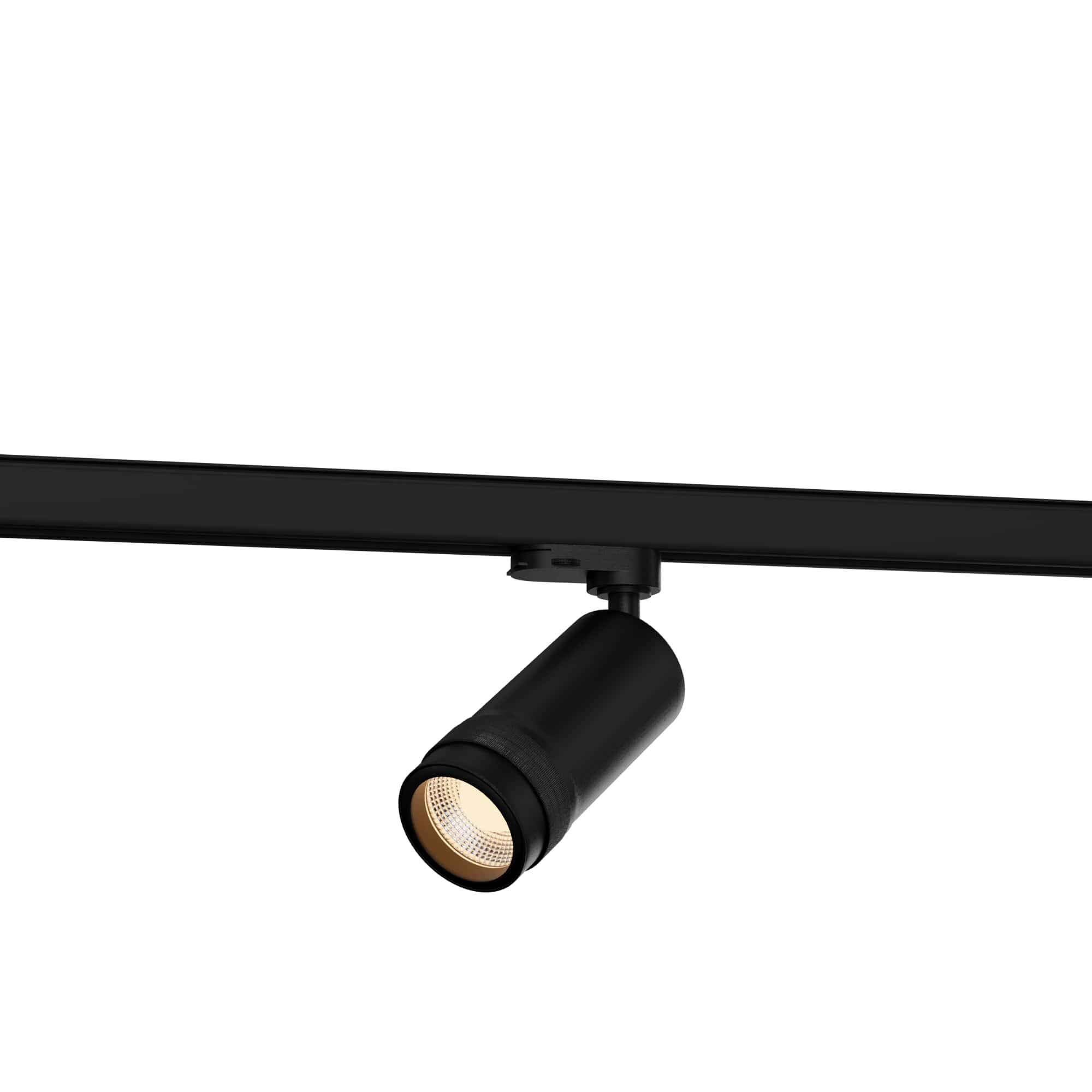 ST Luce Трековый светильник Zoom Черный LED 1*10W 3000K 900Lm Ra 10-55 IP20 D55xH125 220V