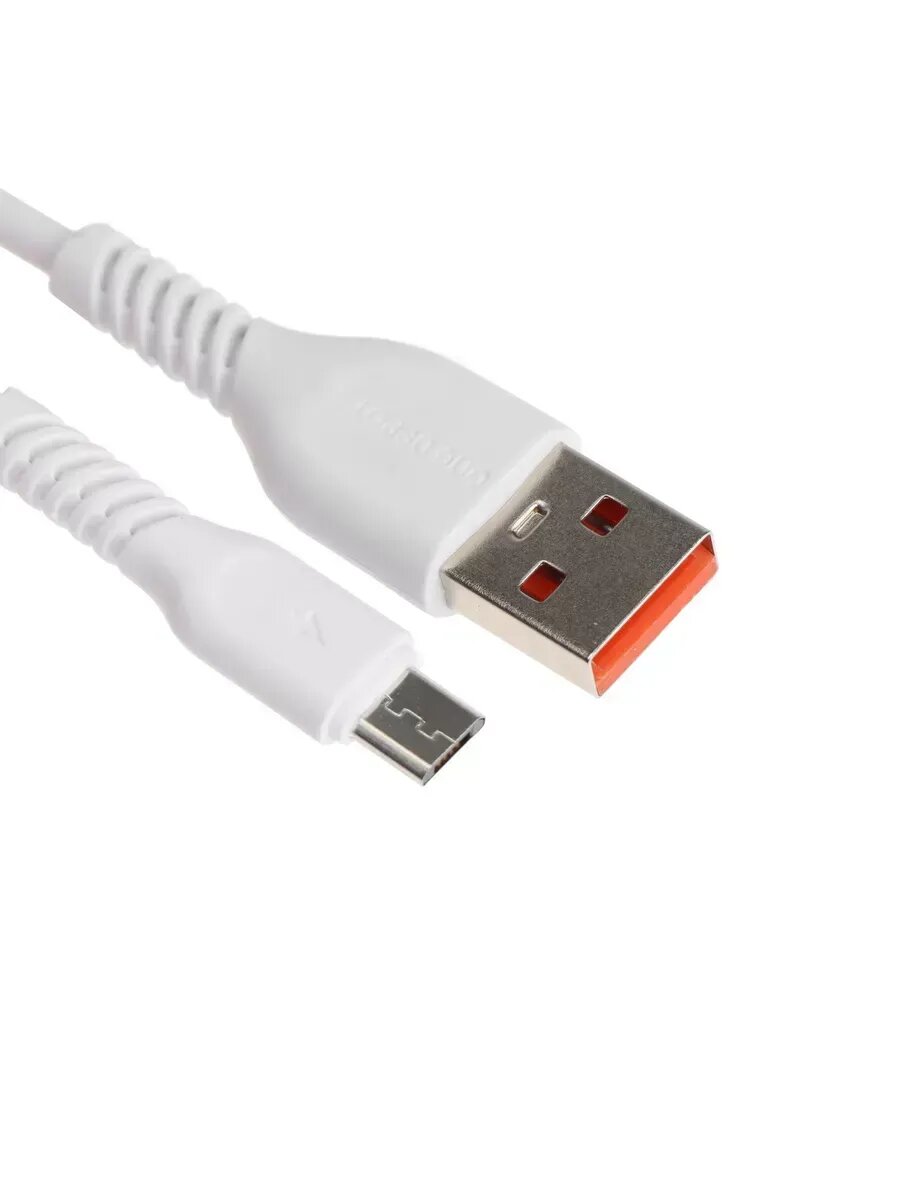 Кабель micro usb - usb, 2.4 А, 1 метр