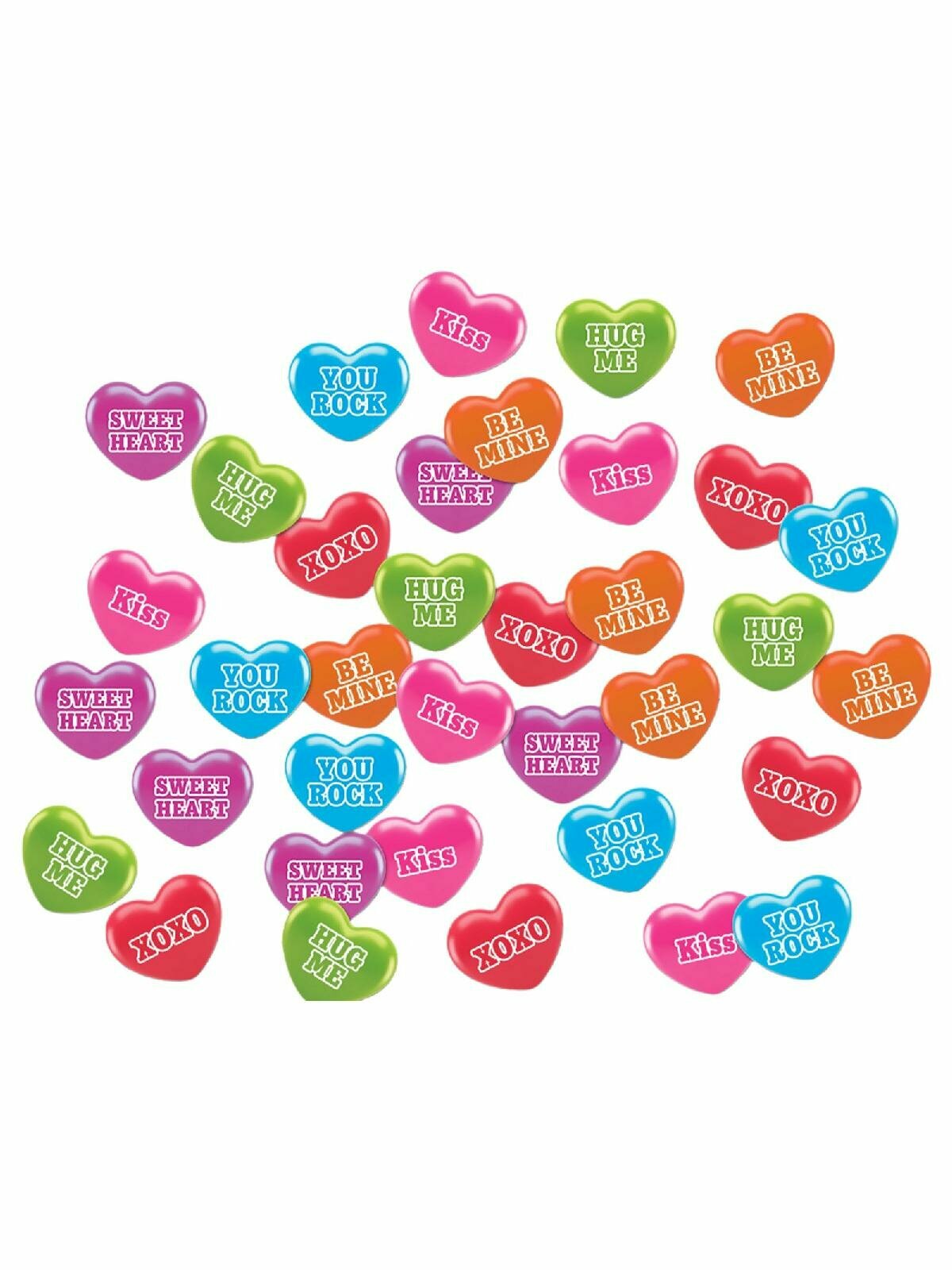 120ШТ разноцветных конфетти в форме сердца для вырезок из бумажных альбомов для мероприятий