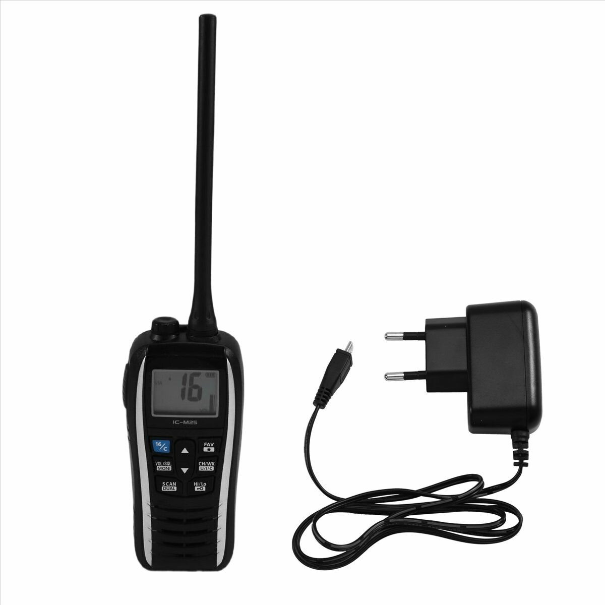 IC-M25 Рация, Морская Плавающая Портативная УКВ-Радиостанция, Вилка Европейского Стандарта