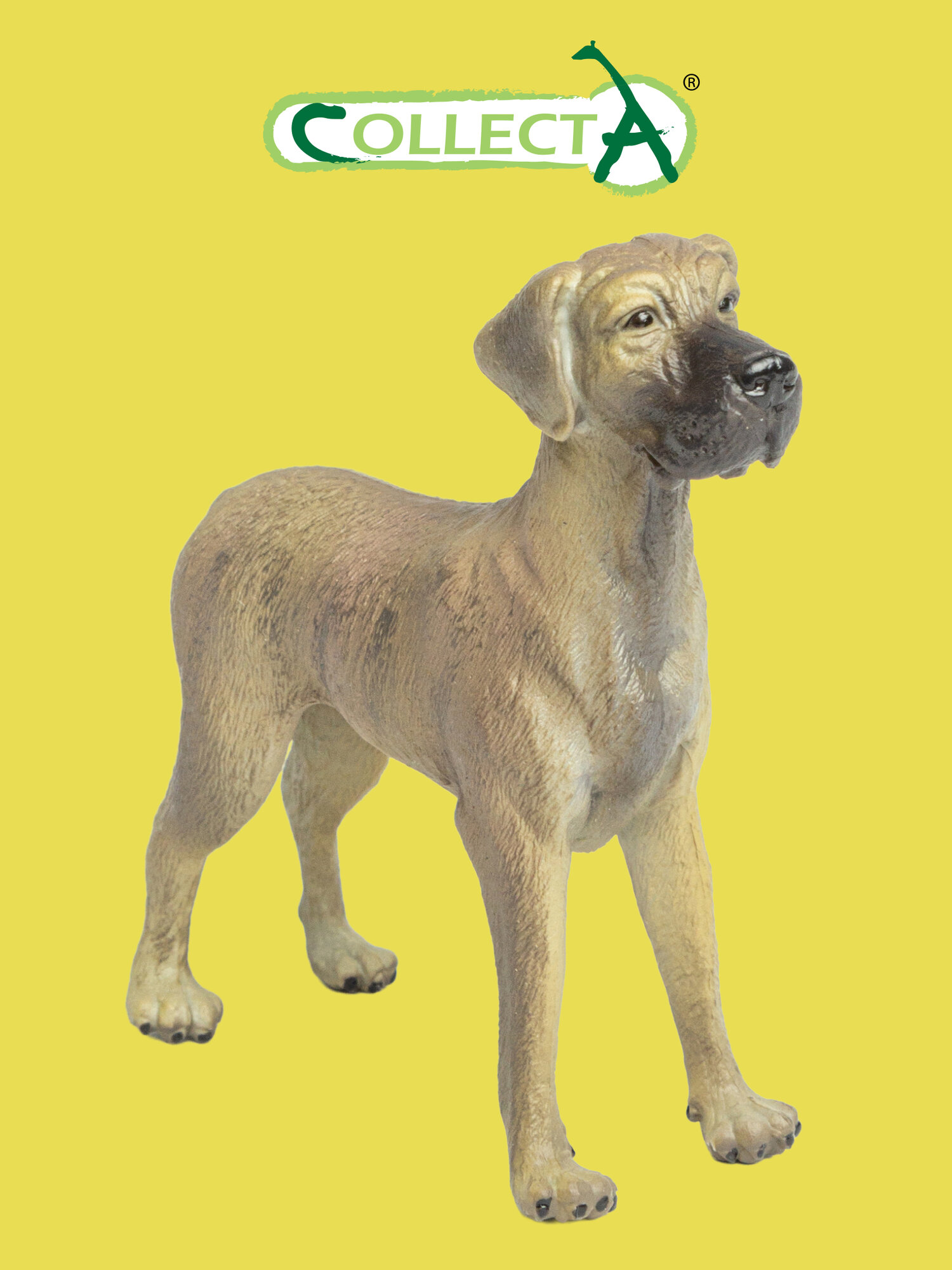 Фигурка собаки Collecta, Датский дог, высота игрушки 8,5 см, 88062b