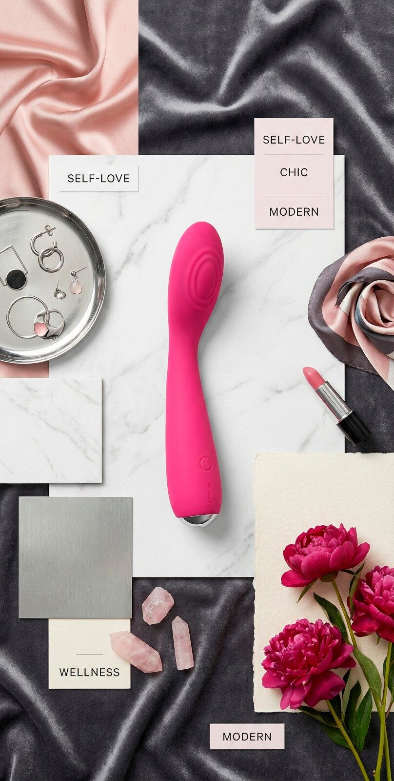 Вибромассажер SVAKOM "Iris", для клитора, G-зона, силикон, USB-зарядка