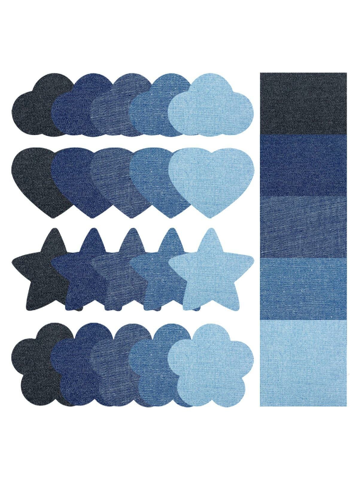 Железные аппликации для джинсов, 25 шт.