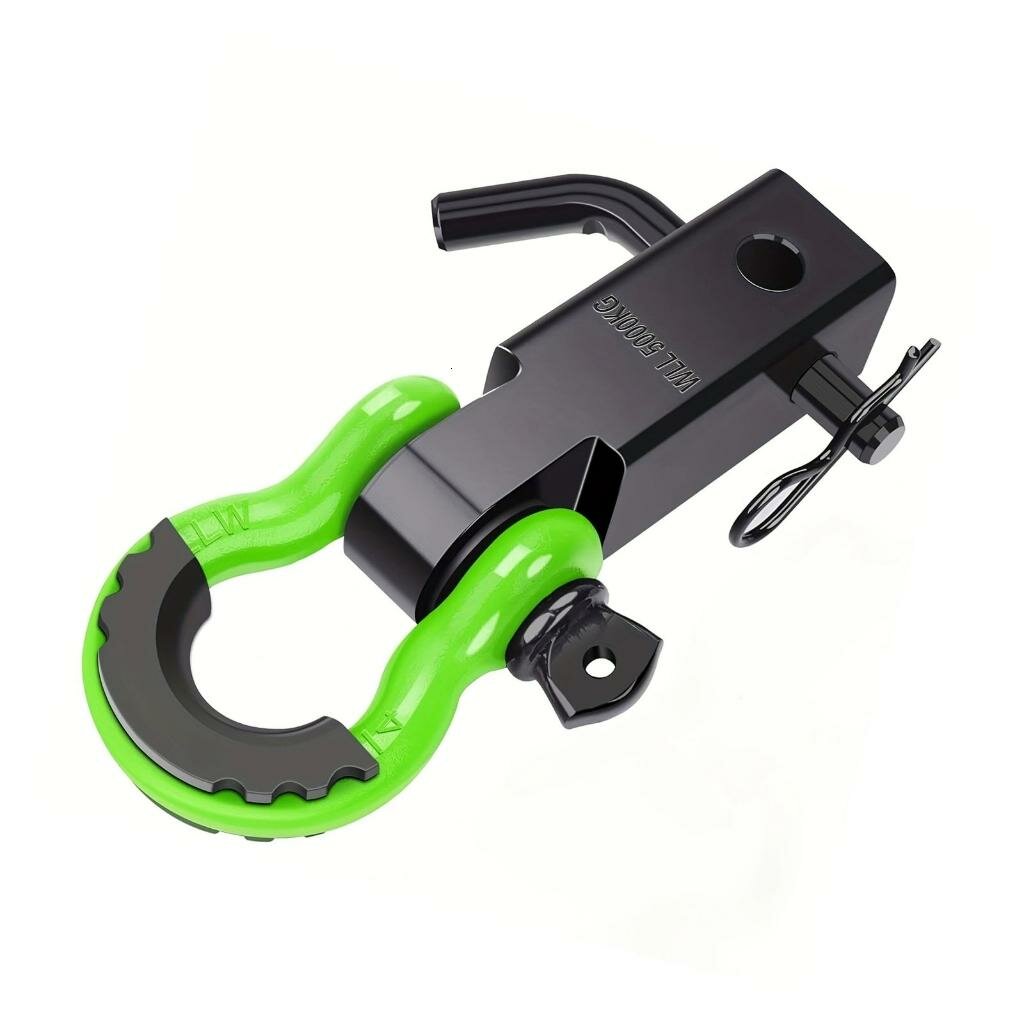 Буксирный крюк из углеродистой стали, черный зеленый