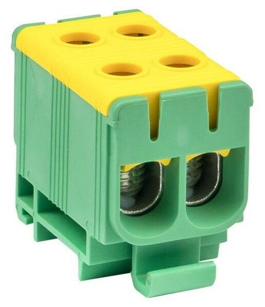 Клемма силовая вводная двойная КСВ 16-50кв. мм жел./зел. EKF plc-kvs2-16-50-y-green, 14шт