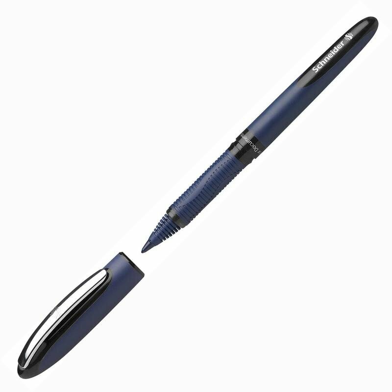 Роллер SCHNEIDER One Business 183001 черный, 0,6 мм, 894237