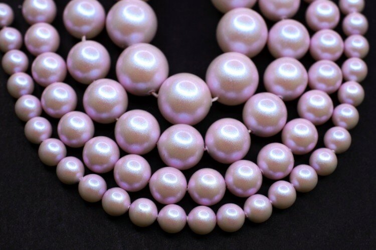 Жемчуг Swarovski 5810 #2025 8мм Crystal Iridescent Dreamy Rose Pearl, 5810-8-2025, 5шт