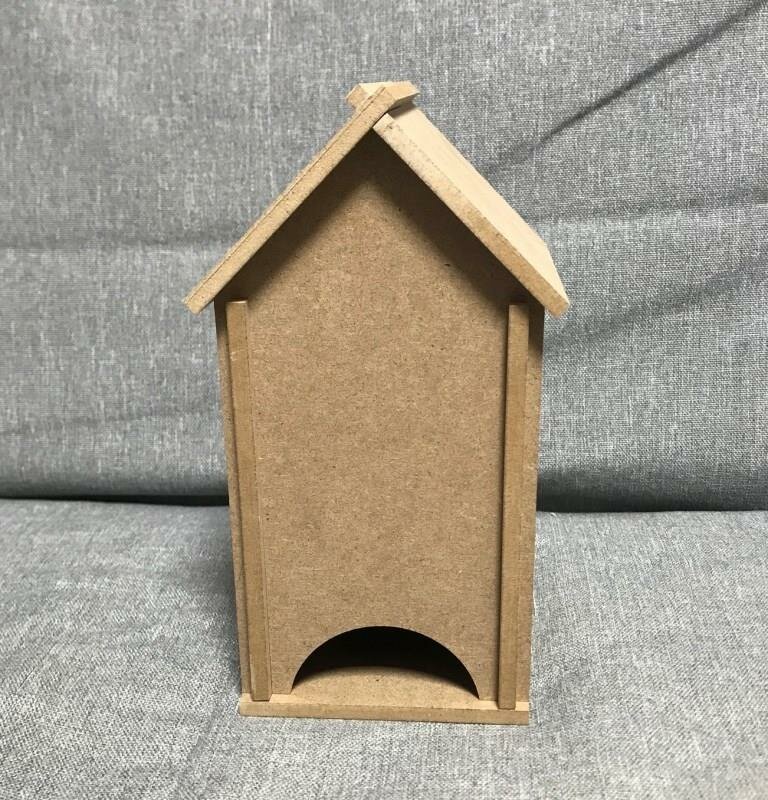 Чайный домик, заготовка для декупажа, 22 см x 11 см x 11 см