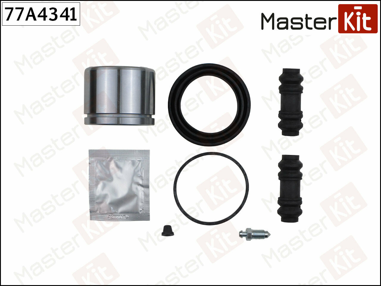 Ремкомплект тормозного суппорта + поршень Chrysler VOYAGER IV (RG, RS) 1999 - 2008, MASTERKIT 77A4341