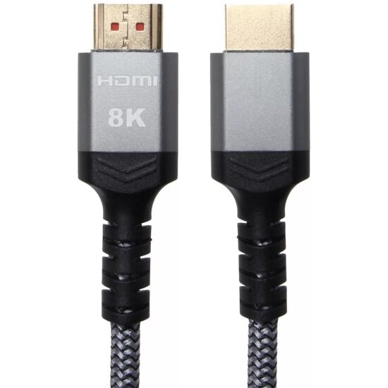 VCOM Кабель Vcom HDMI 19M/M, ver. 2.1 8KX60Hz (Econom) оплетка 2m iOpen