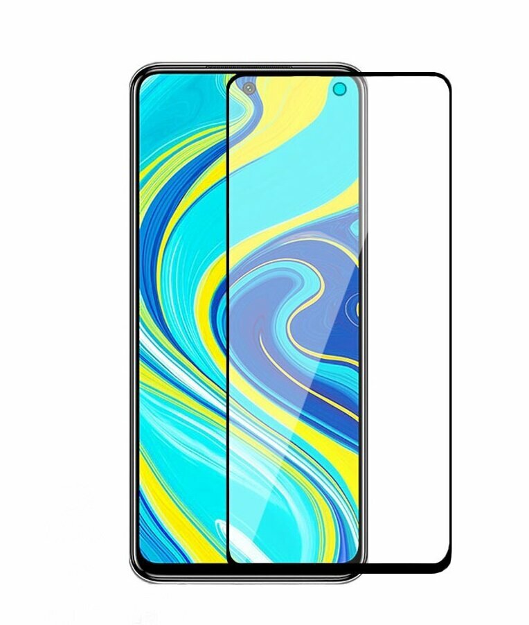 3D/5D защитное стекло для Redmi Note 9S/Redmi Note 9 Pro/Pro Max с закругленными изогнутыми краями