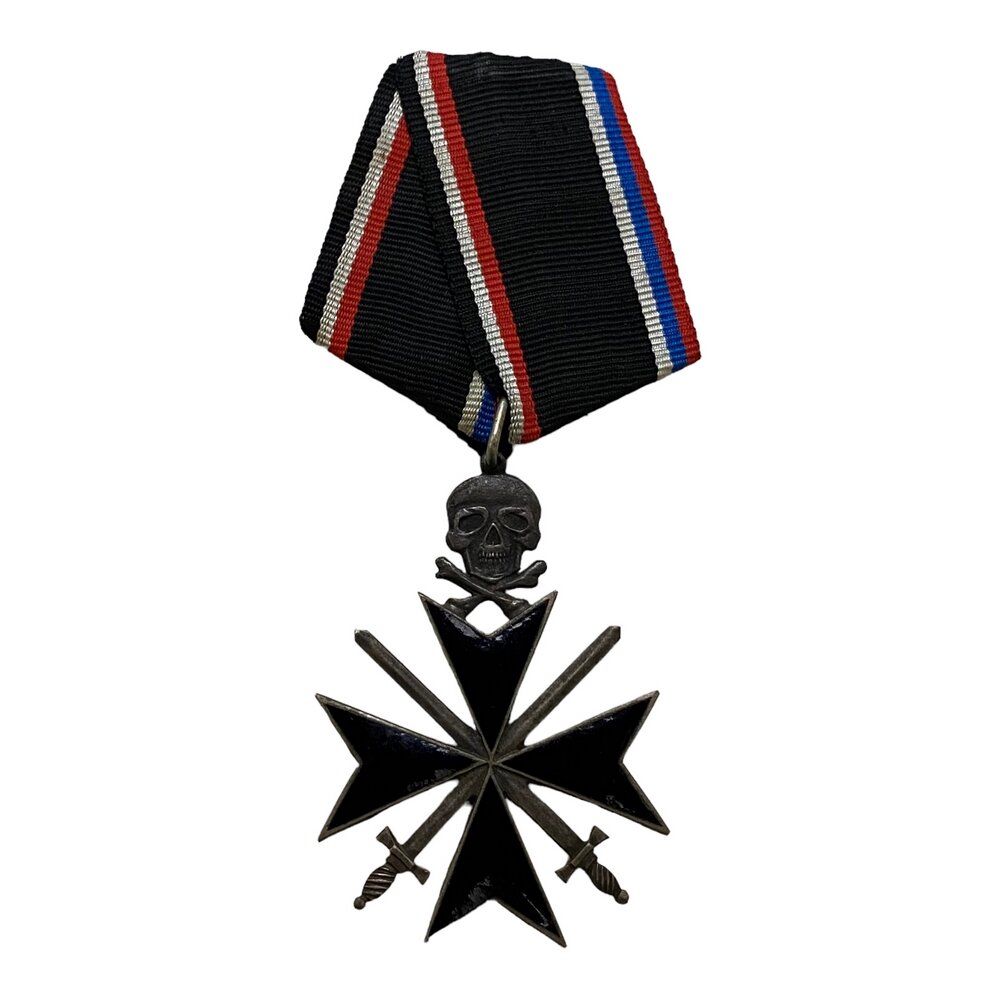 Российская империя, орден "Западной добровольческой армии" №86 II степень с мечами 1919 г. (копия)