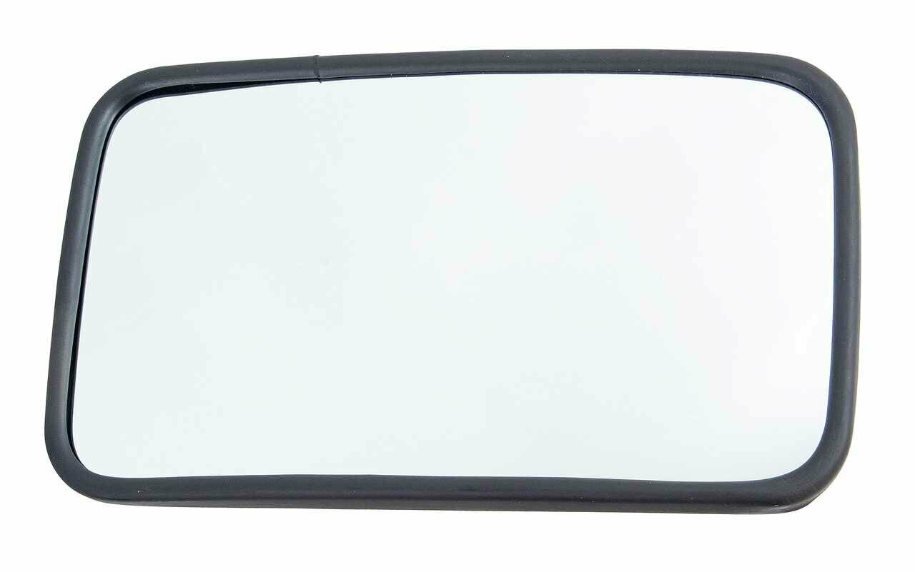 Зеркало боковое ЗИЛ, ГАЗ основное сферическое без подогрева 300х165мм, V4(ZL-133) пласт. корпус, БОР