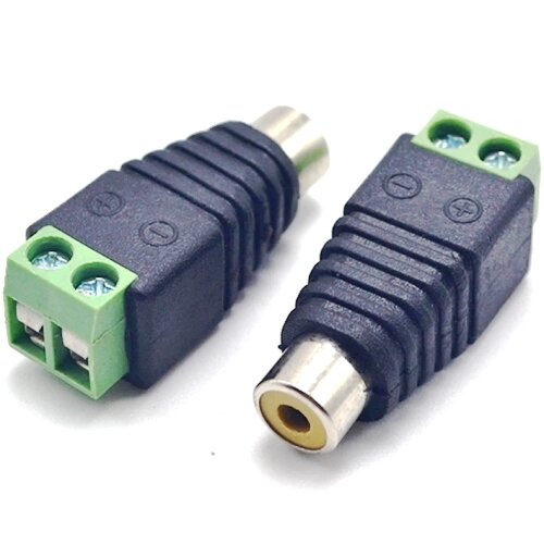 Гнездо RCA Premier 1-235 на кабель под два винта