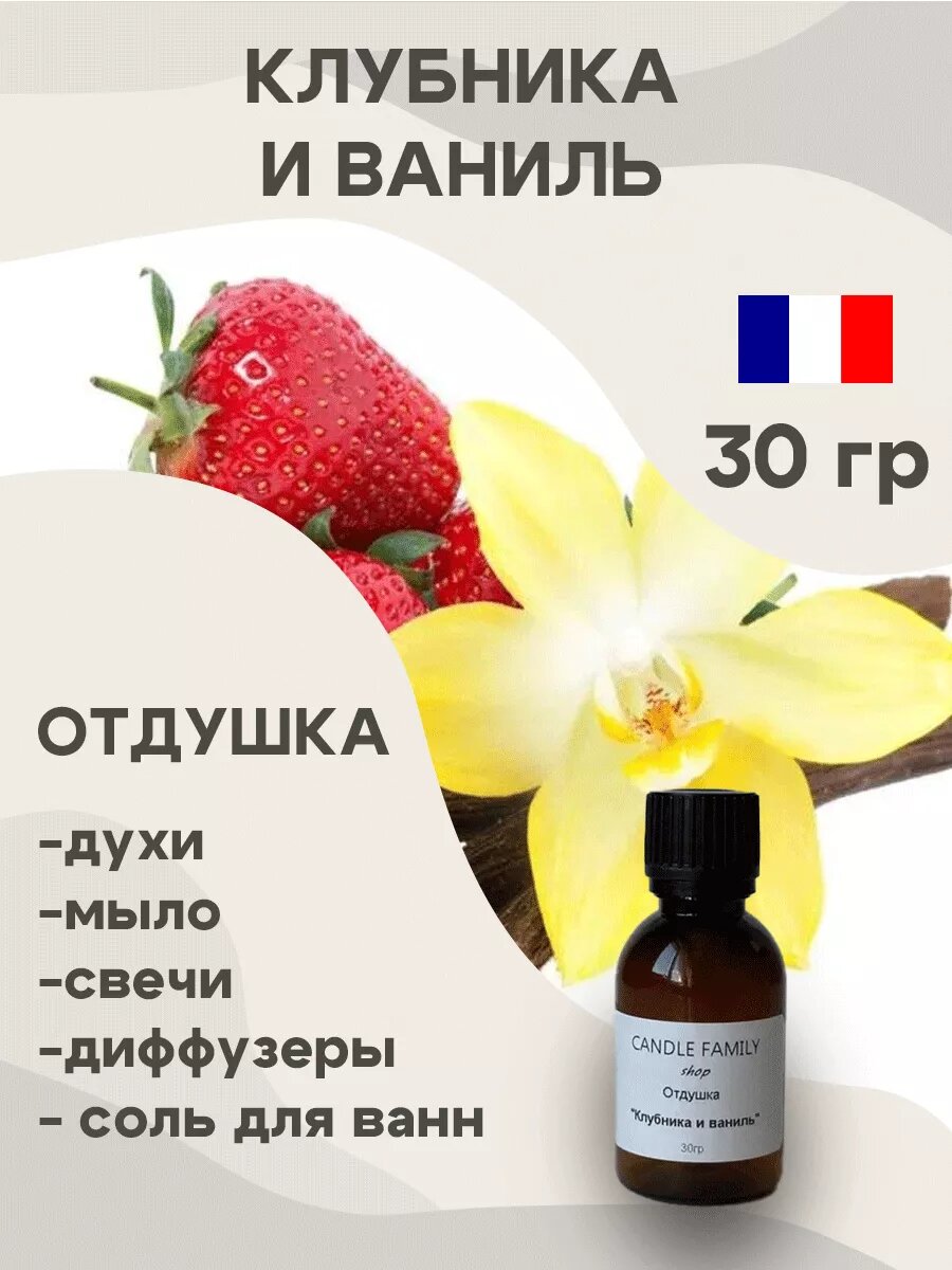 Отдушка для свечей и мыла. Ароматизатор косметический