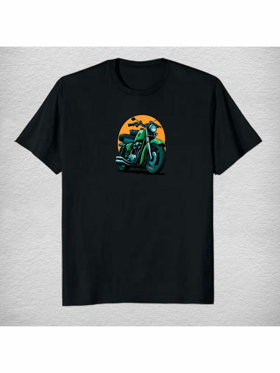 Футболка мотоцикл харлей дэвидсон