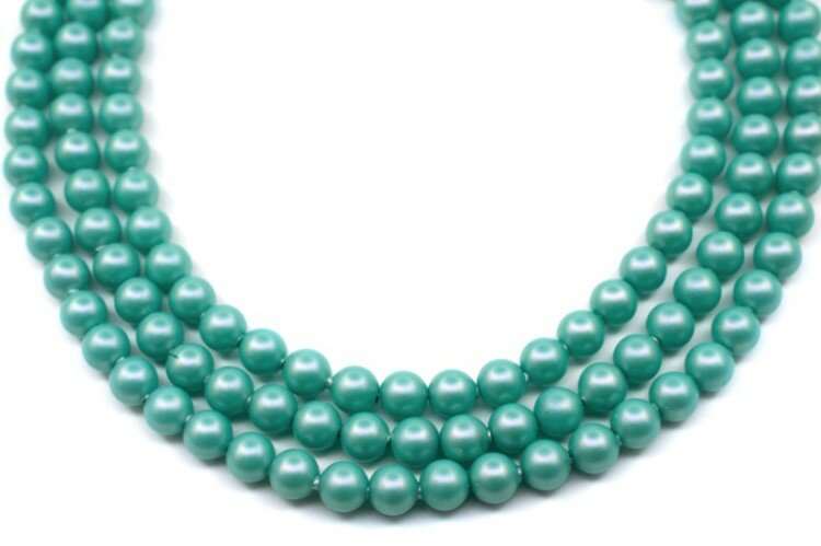 Жемчуг Swarovski 5810 #2028 4мм Crystal Iridescent Light Turguoise Pearl, 5810-4-2028, 10шт