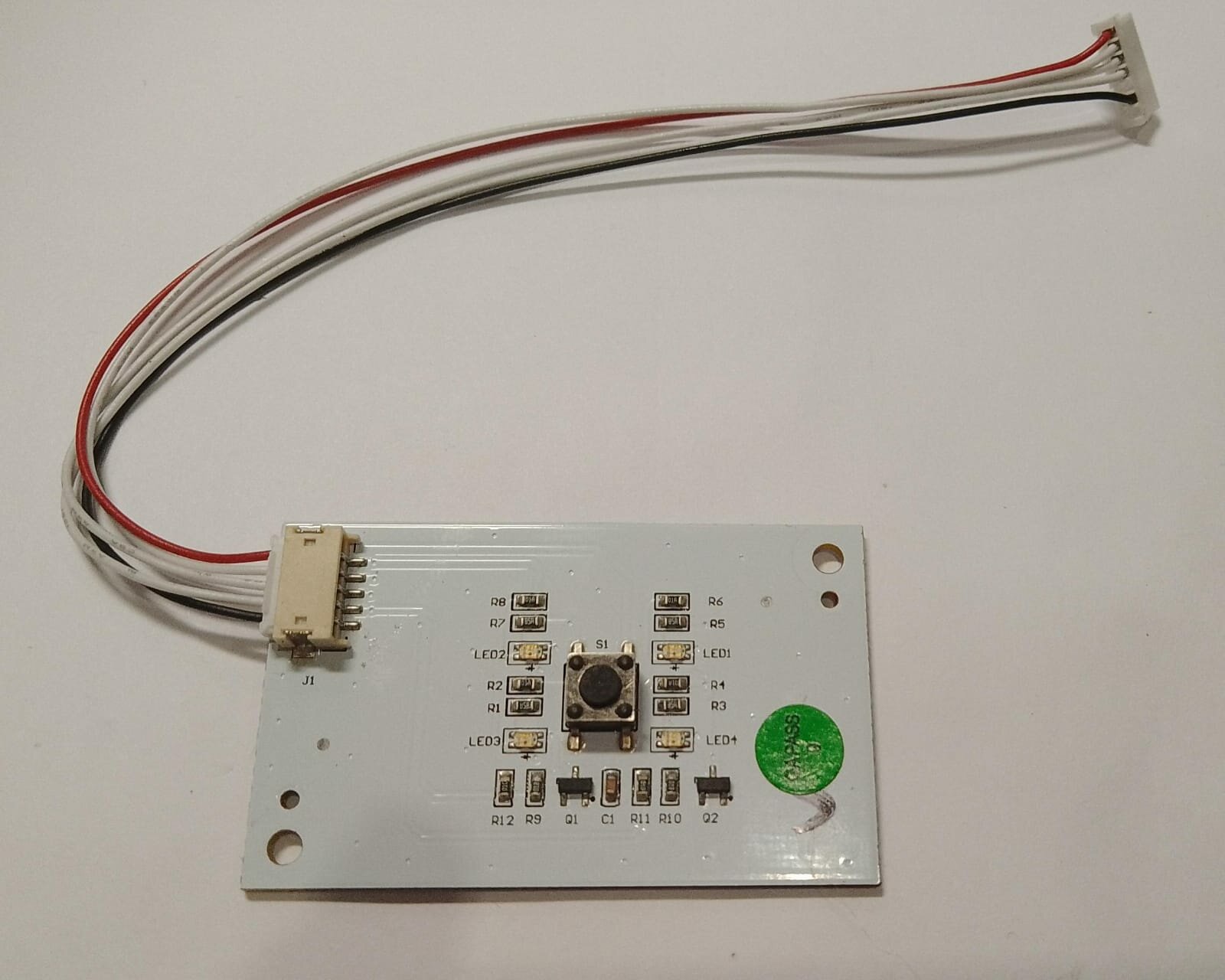 Плата с кнопкой включения + шлейф (94V-0 E350388 XZG-1 RoHS) робота пылесоса Tefal X-plorer Serie 40 (RG7267WH)