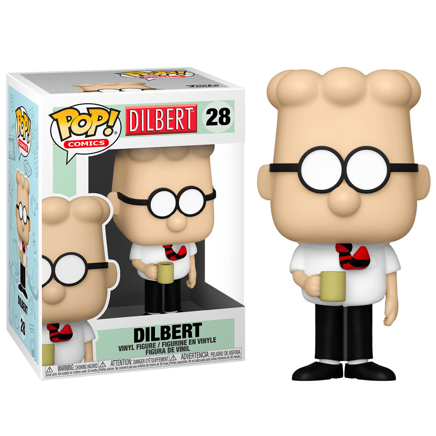 Фигурка Funko POP Dilbert (Vaulted) из комиксов Dilbert / Дилберт Фанко ПОП