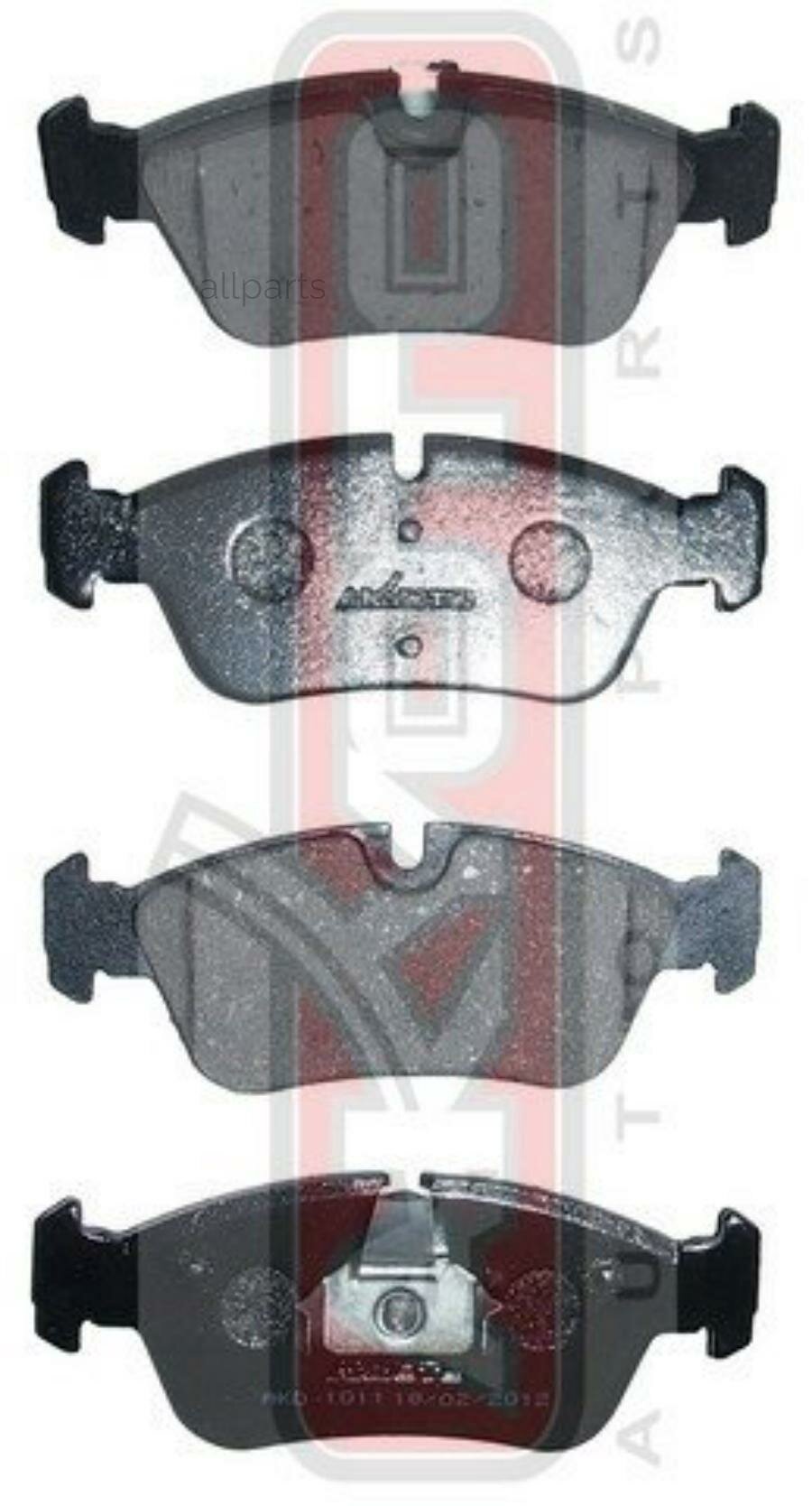 AKYOTO AKD1011 колодки тормозные дисковые ПЕР