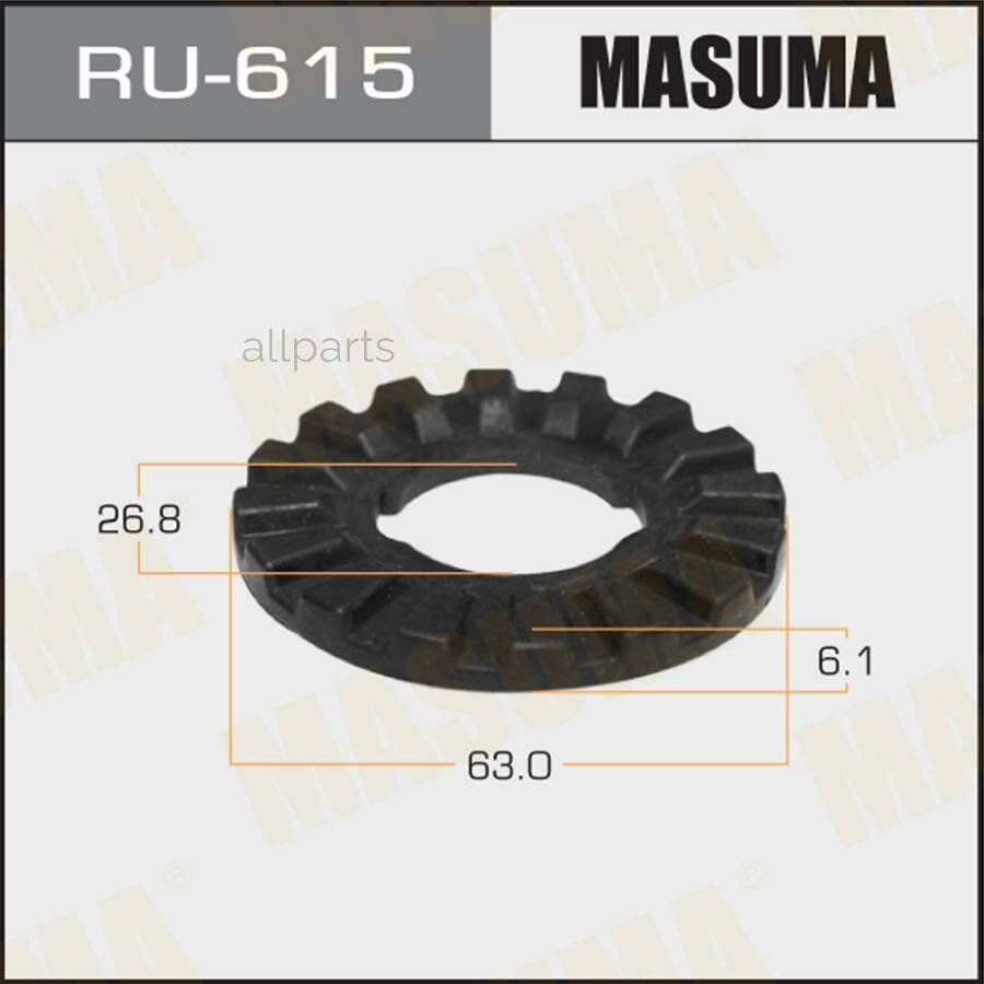 MASUMA RU-615 Сайлентблок SUBARU FORESTER MASUMA RU-615