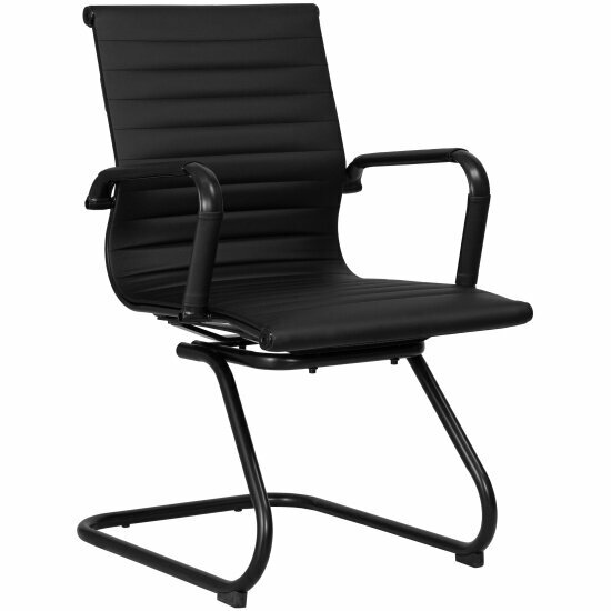 Кресло для посетителей Dobrin CODY BLACK (чёрный)