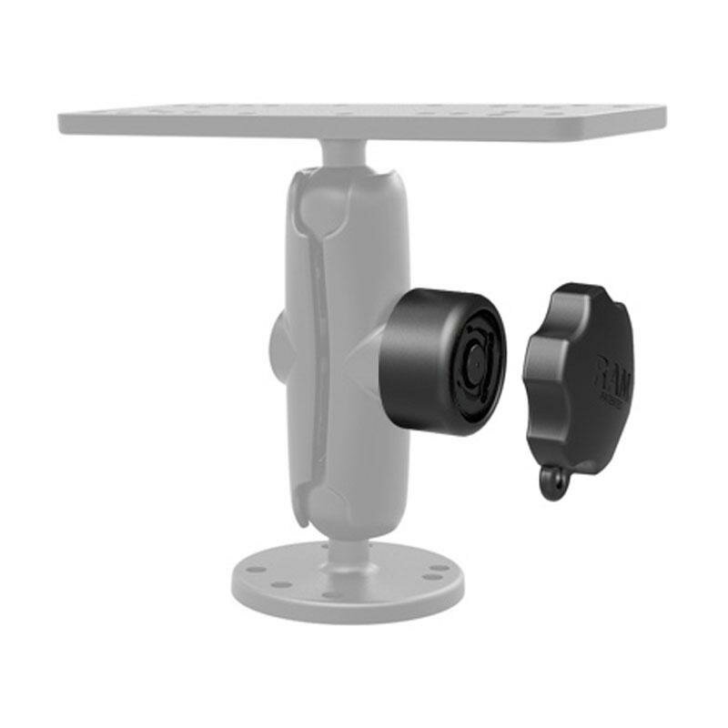 RAP-S-KNOB3-4U гайка с 4-pin ключом секреткой RAM Pin-Lock для муфт под шары 25 мм (1")