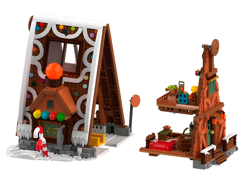 Конструктор JAKI JK5129 Конструктор Пряничный Домик