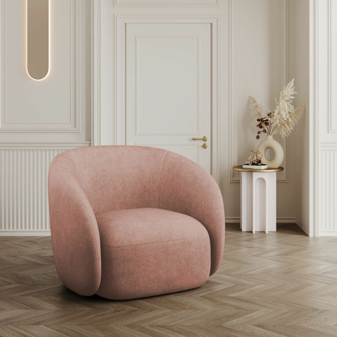 Кресло ZAFFIRO премиум дизайн, велюр