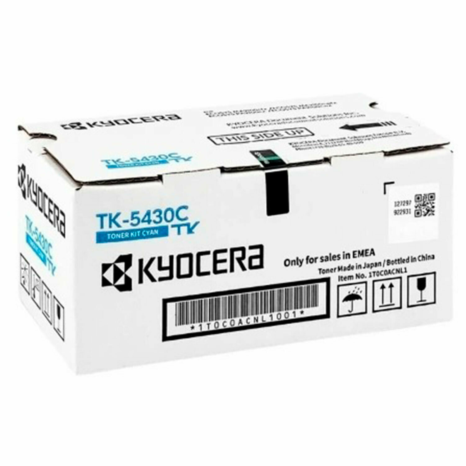 Тонер-картридж Kyocera TK-5430C, ECOSYS PA2100cx, MA2100cfx и другие, голубой, оригинальный, ресурс 1250 страниц 1T0C0ACNL1