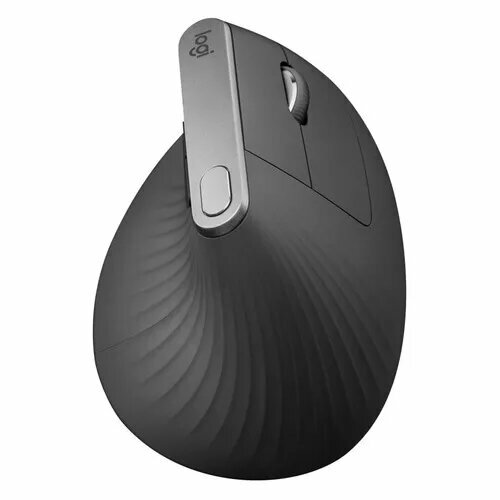Мышь Logitech MX Vertical, оптическая, беспроводная, USB, черный и черный [910-005451]