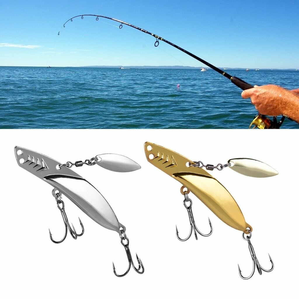 Ловля рыбы на приманку Fly Water Dog - золотое покрытие - 15 г