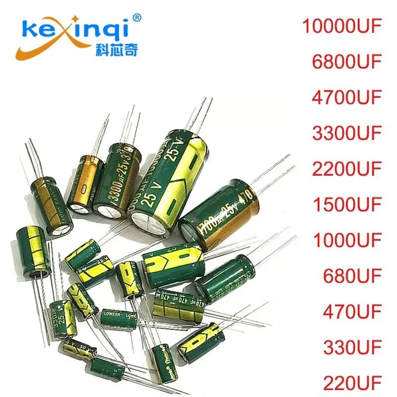 10шт, электролитические конденсаторы 16V 10000UF DIP