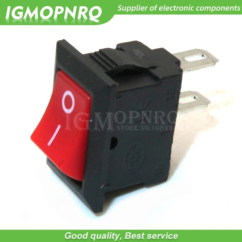 Переключатель IGMOPNRQ KCD11-101, 2PIN, красный