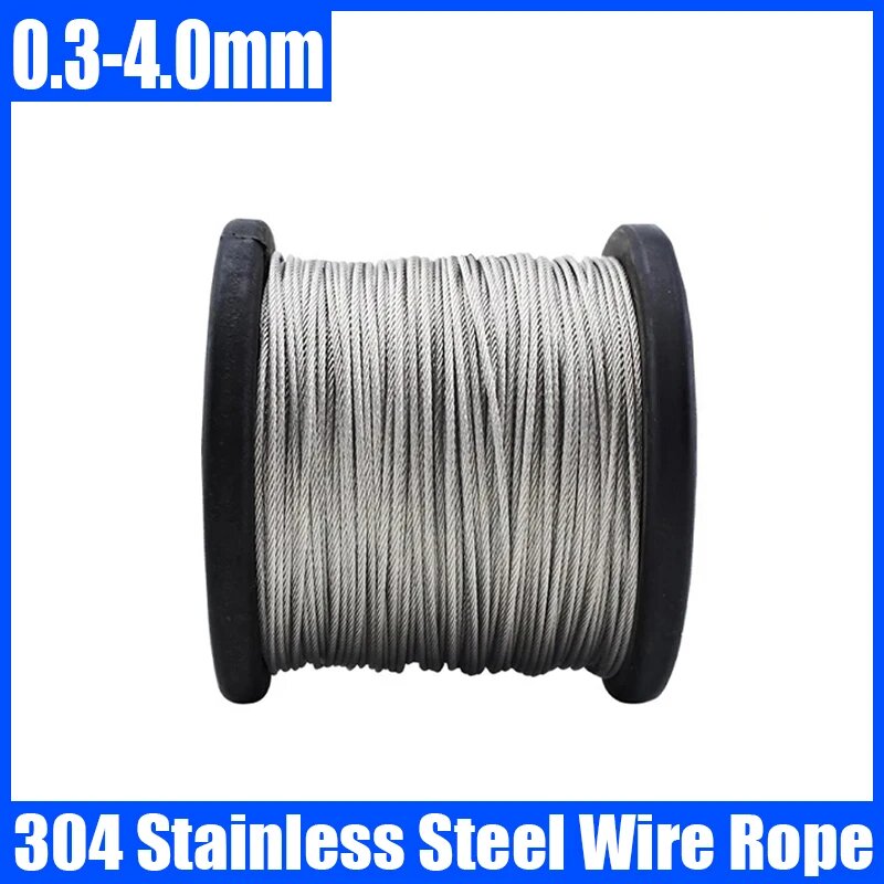 Веревка из нержавеющей стали 304 0.8mm (10 Meters)