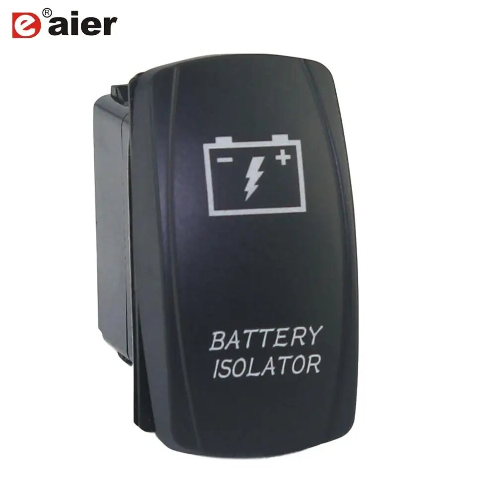 1 шт, 24 В, 20 А, кулисный переключатель для автомобиля, лодки, 12 В, Green LED, DR-A11L25ABL-LE14