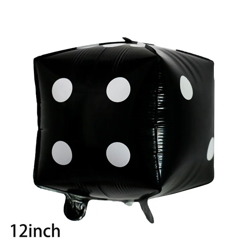 Алюминиевый шар-куб 12 дюймов MOONBIFFY Черный, black
