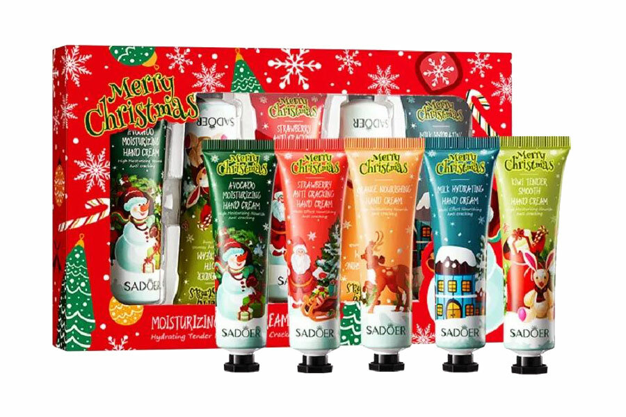 Новогодний подарочный набор кремов для рук SADOER