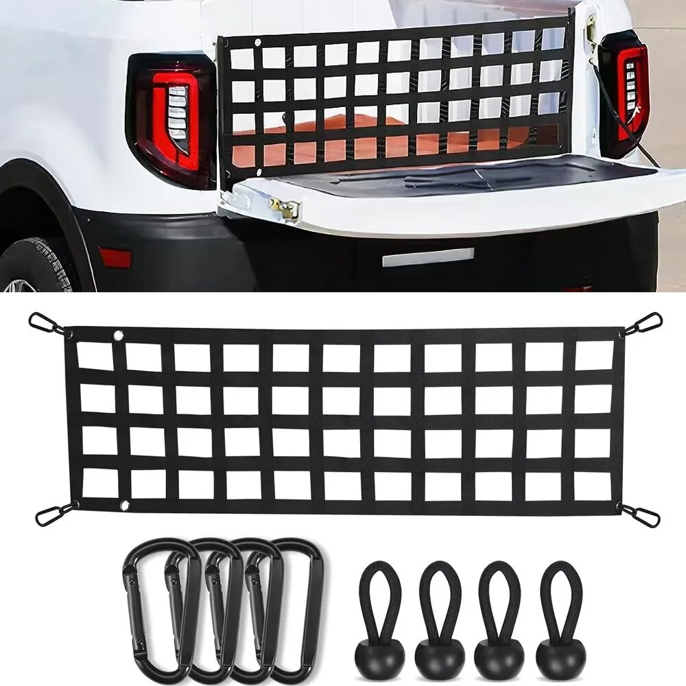 Органайзер для багажника автомобиля, сетка с защитой от ультрафиолета, пикап, грузовая сетка, сетка для багажника, сетка для хранения грузов, разделитель, автомобильные аксессуары