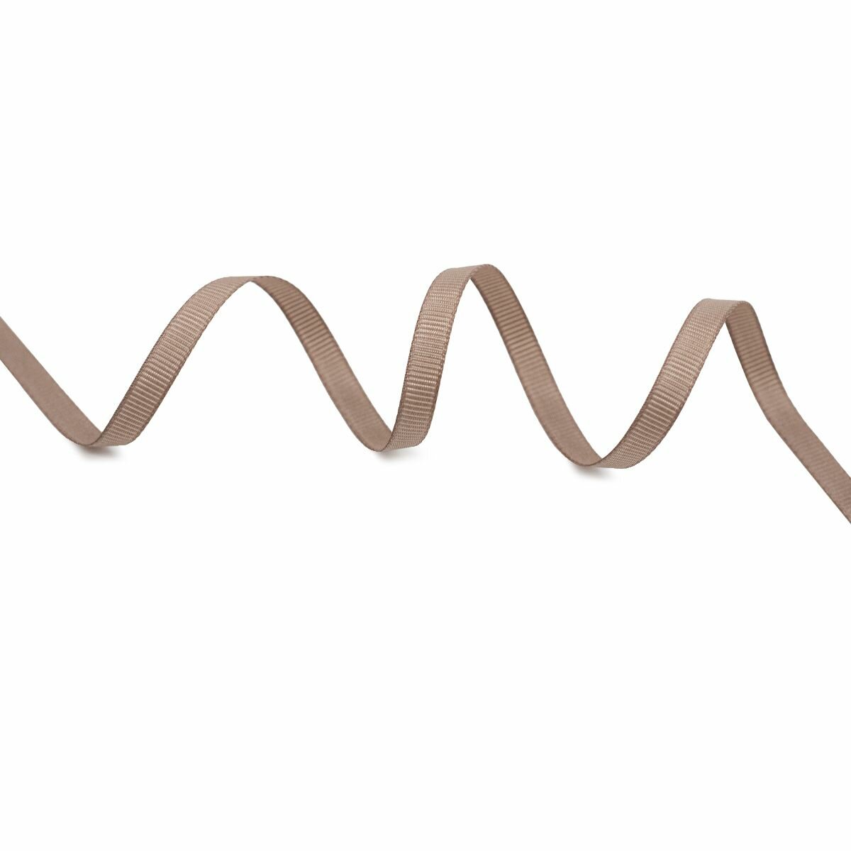 Лента репсовая 0,6см*18,28м (аналог 7702719) (075 серо-коричневый)