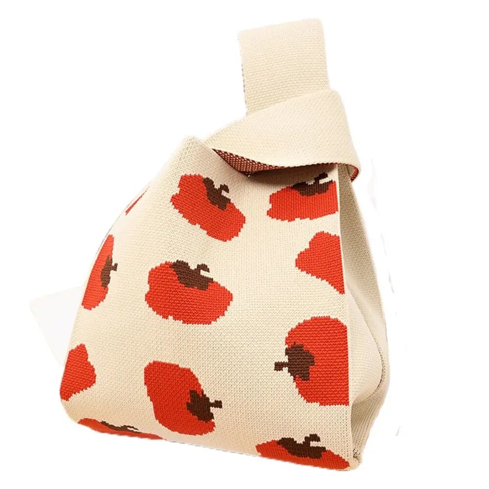 Мини-сумка на плечо, женская сумка с узлом, ручная вязаная сумка, сумка-то-сумка