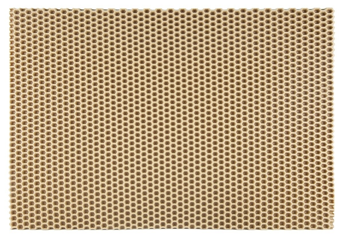 Коврик придверный Sunstep / Санстеп Crocmat универсальный, для помещений и улицы, из ЭВА, песочный, 60×80см / товары для дома