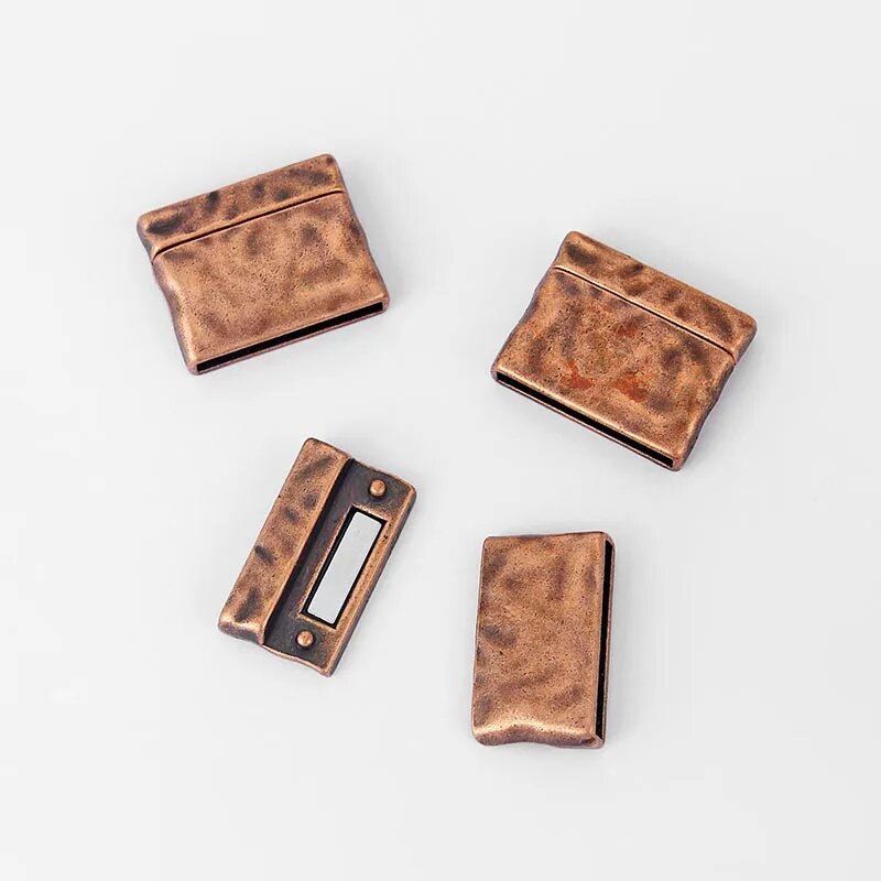 Магнитные застежки SunMoon 2 комплекта 25 мм antique copper color